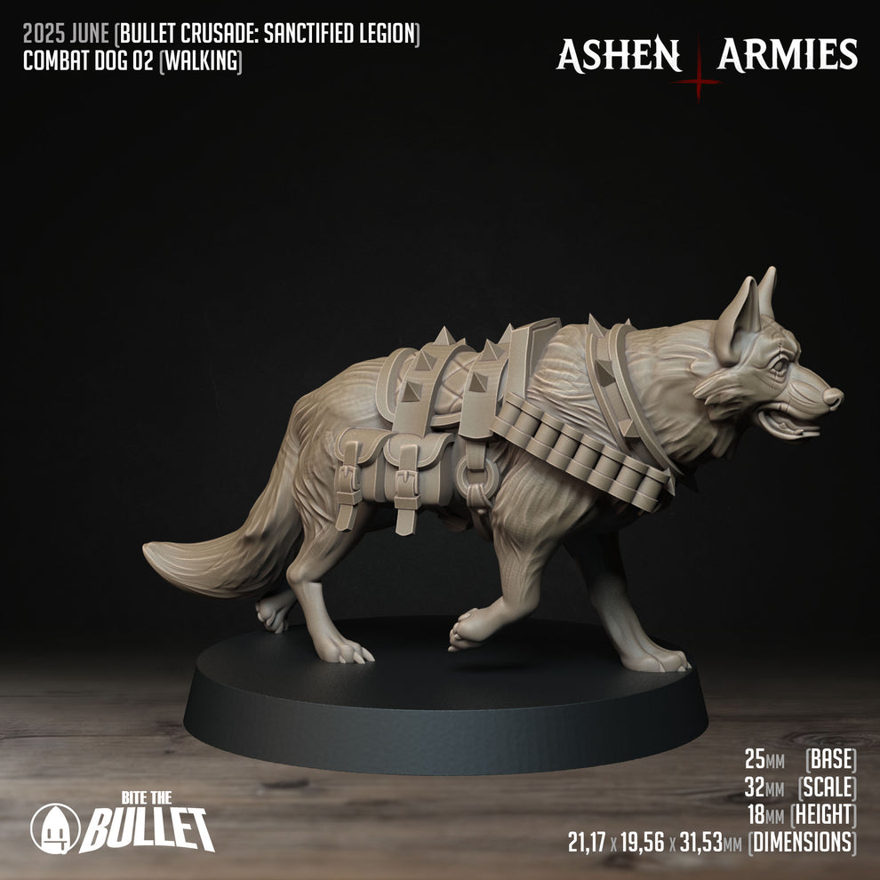 Sanctified Legion Combat Dogs – Parabellum Miniatures